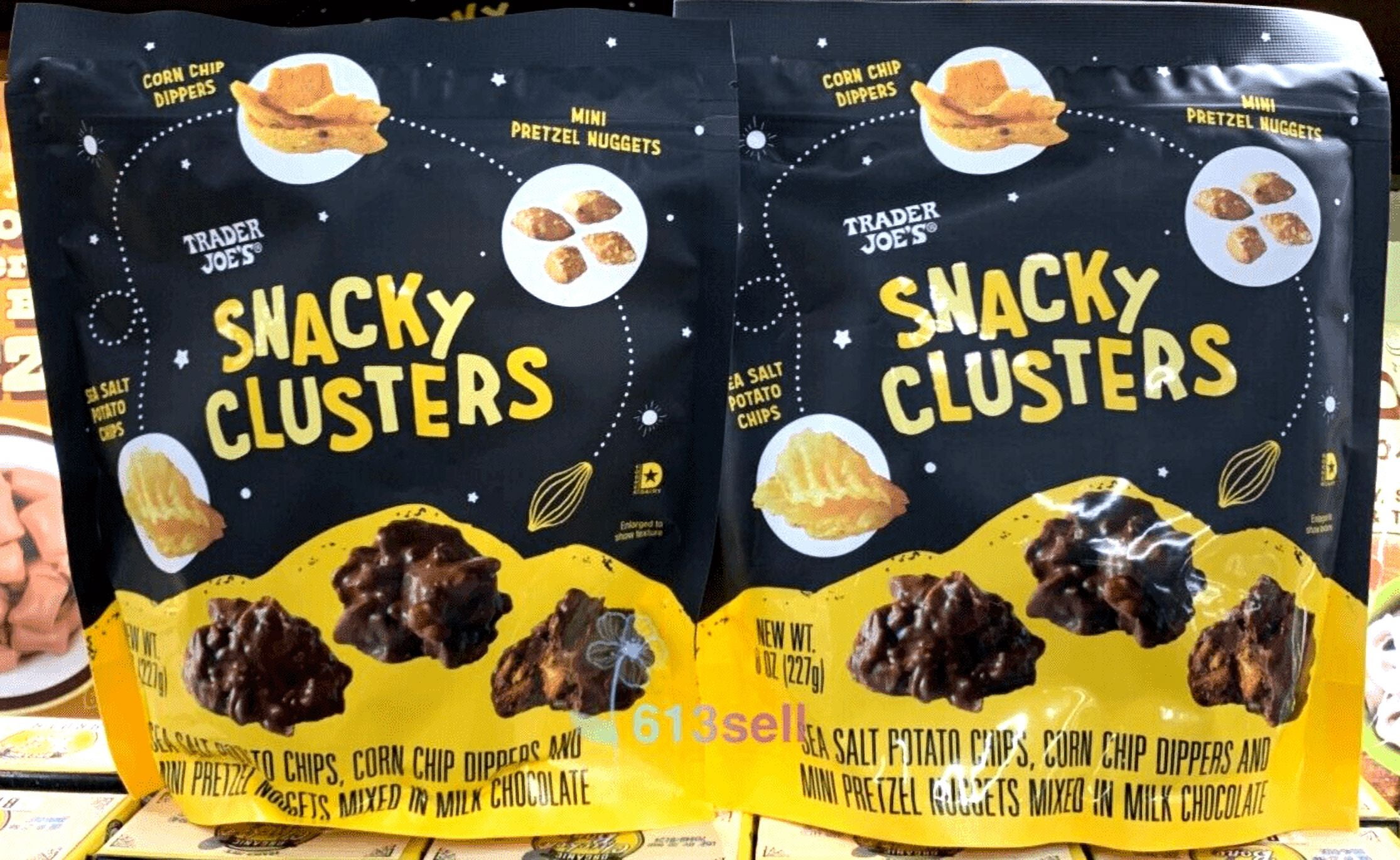 Trader Joe's Chocolate Candy Snacky Clusters, 2 Packs, 8 oz Each - Walmart.com