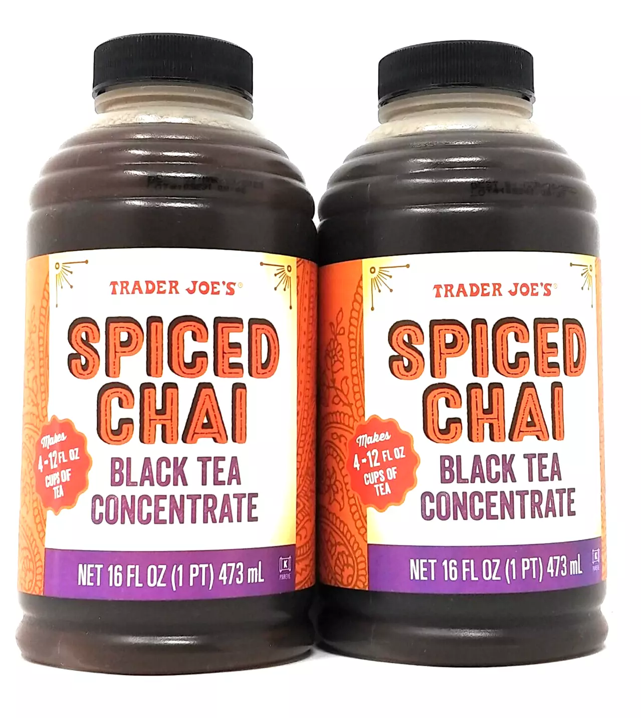 2 Packs Trader Joe’s Spiced Chai Black Tea Concentrate 16 FL OZ Each ...