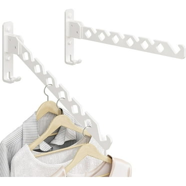 Clothes Drying Rack,Wall Mounted Clothes Hanging Rack,Retractable ...