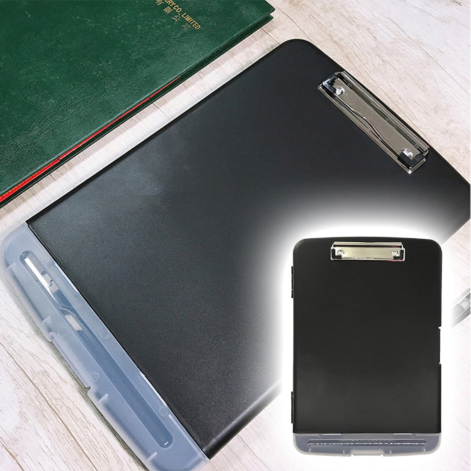 2 Packs Walmart Labor Day 2024Office&Craft&Stationery,Plastic Storage Clipboard Black Box File ...