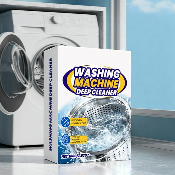 2 Packs Washing Machine Cleaner Descaler Powder, Deep Cleans Removes ...