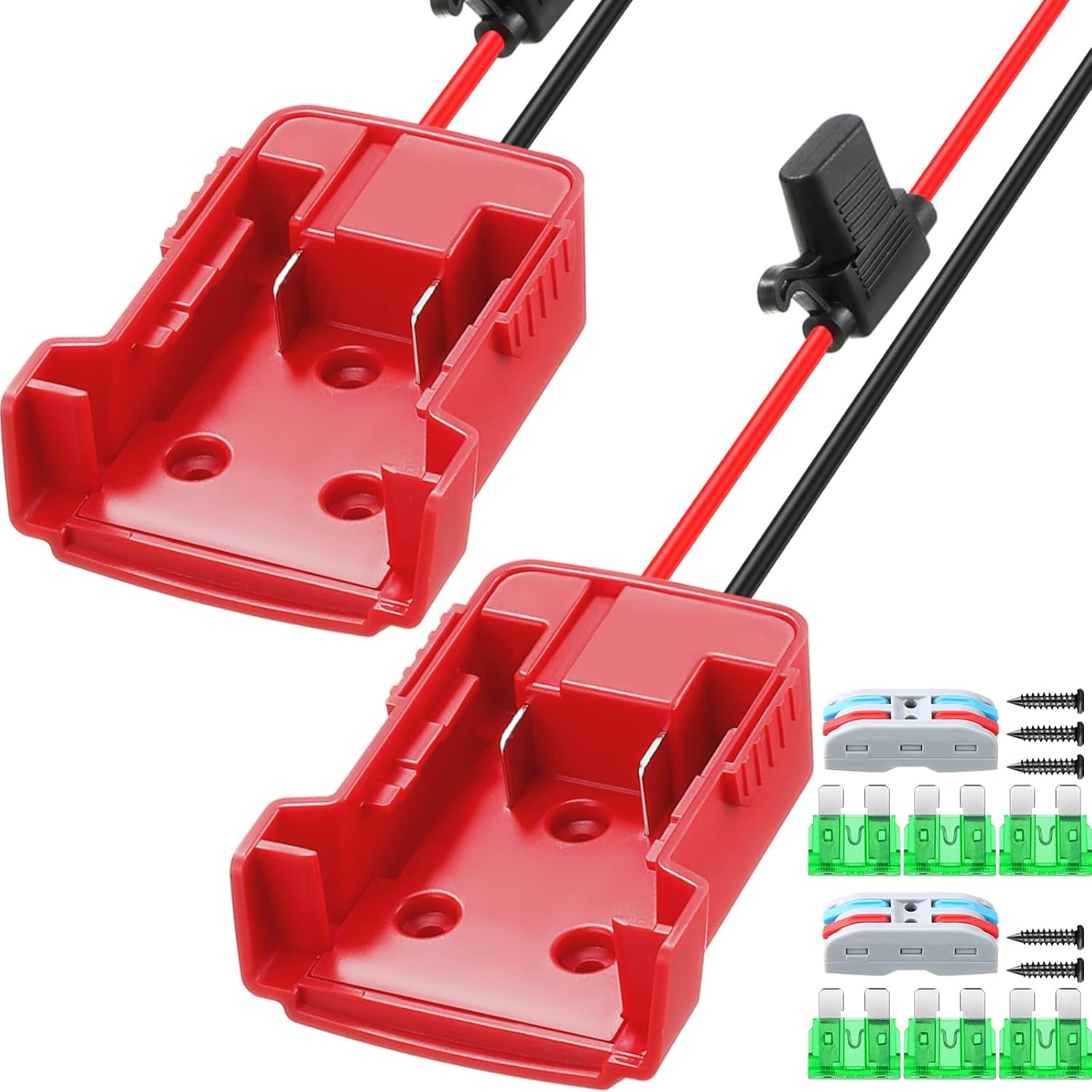 2 Packs Wheels Adapter Compatible with Milwaukee/M18 18v Battery ...