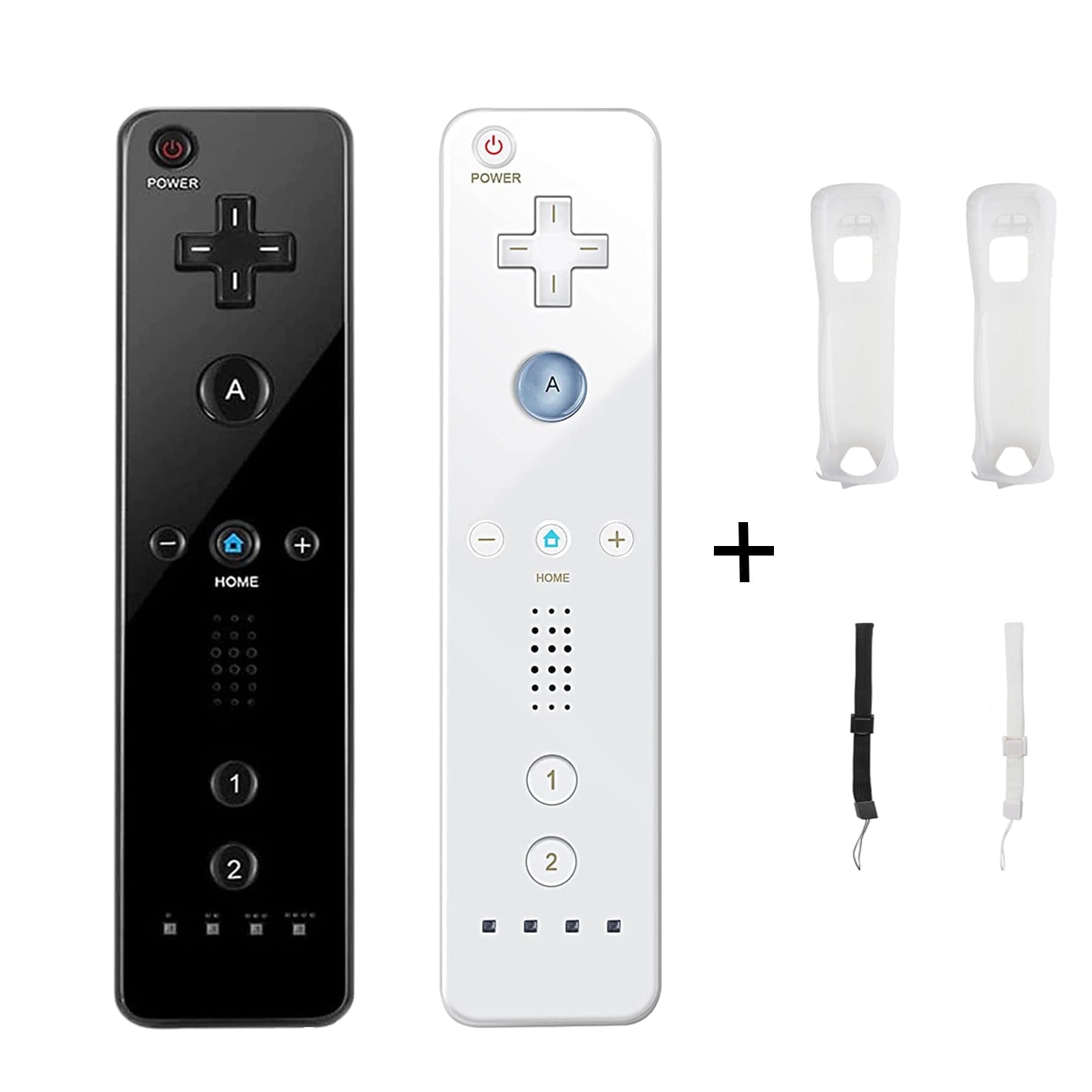 2-Pack Wii Games Controller, Remote for Nintendo Wii/U, Motion Plus ...