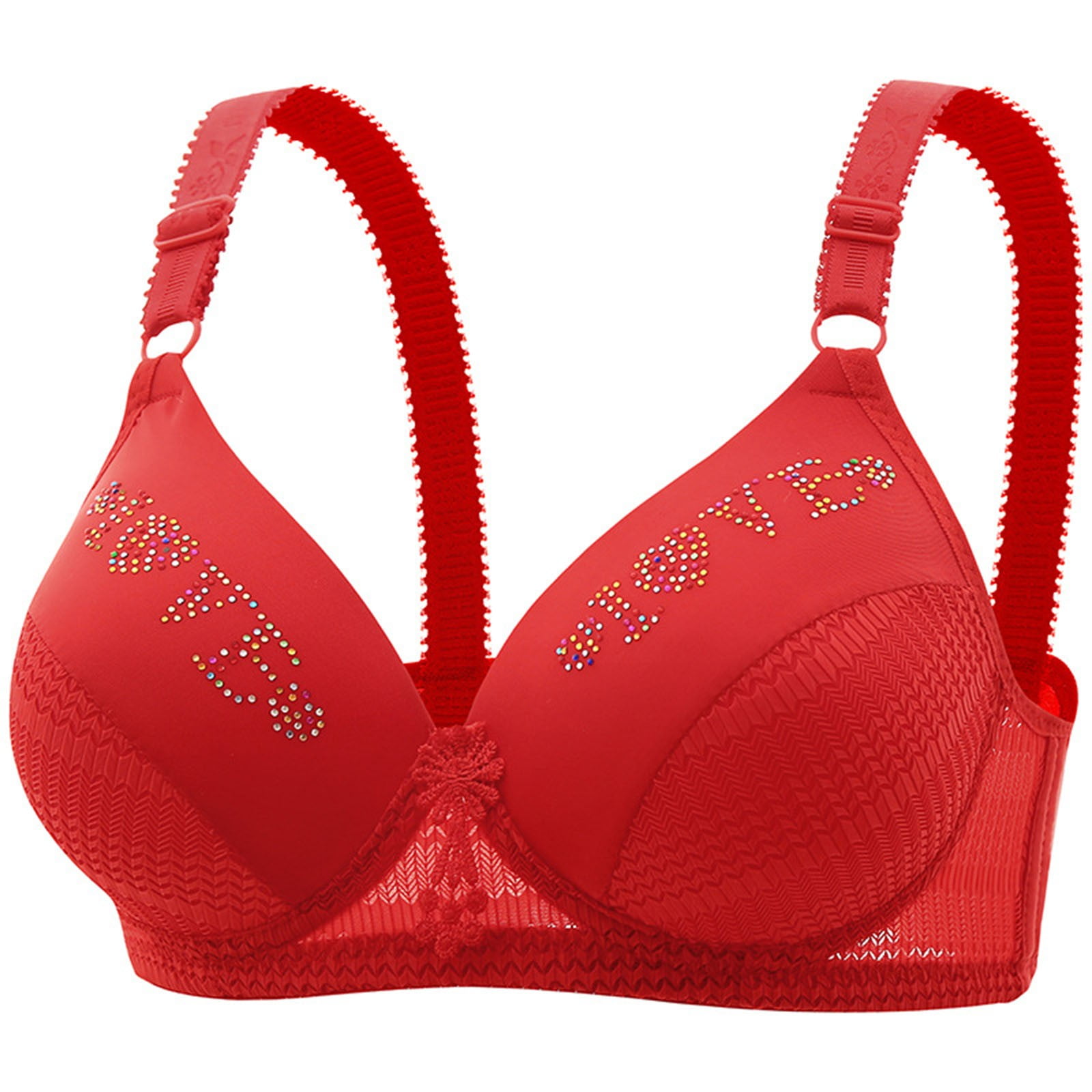 2 Packs Womens Bras Casual Tube Without Steel Ring Gathering Adjusting ...
