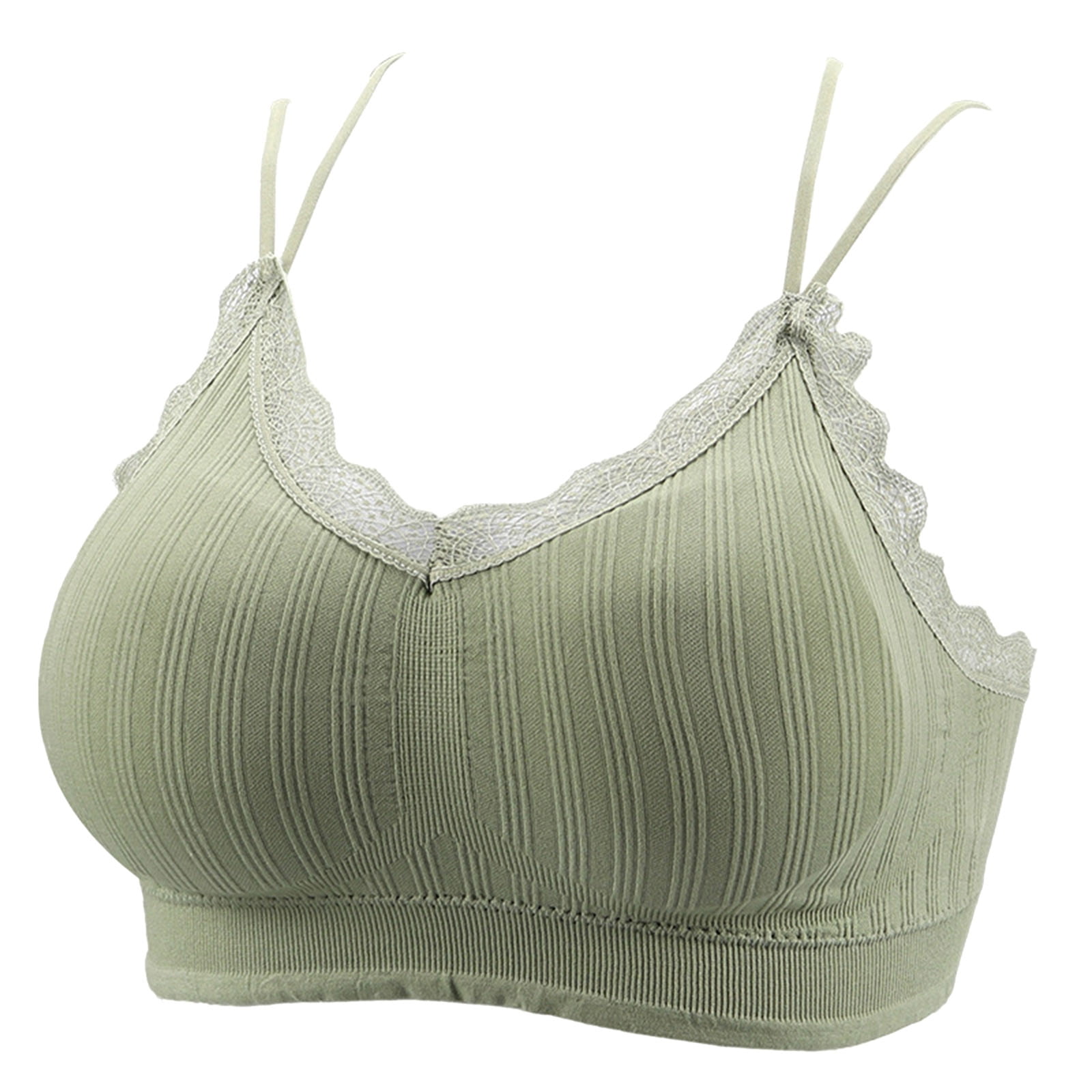 2 Packs Womens Bras Lace Fitness Yoga Pad Vest Tank Sport Push Up ...