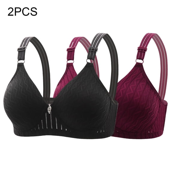 2 Packs Womens Push Up Bras CD Cup No Underwire Bralettes for Women ...