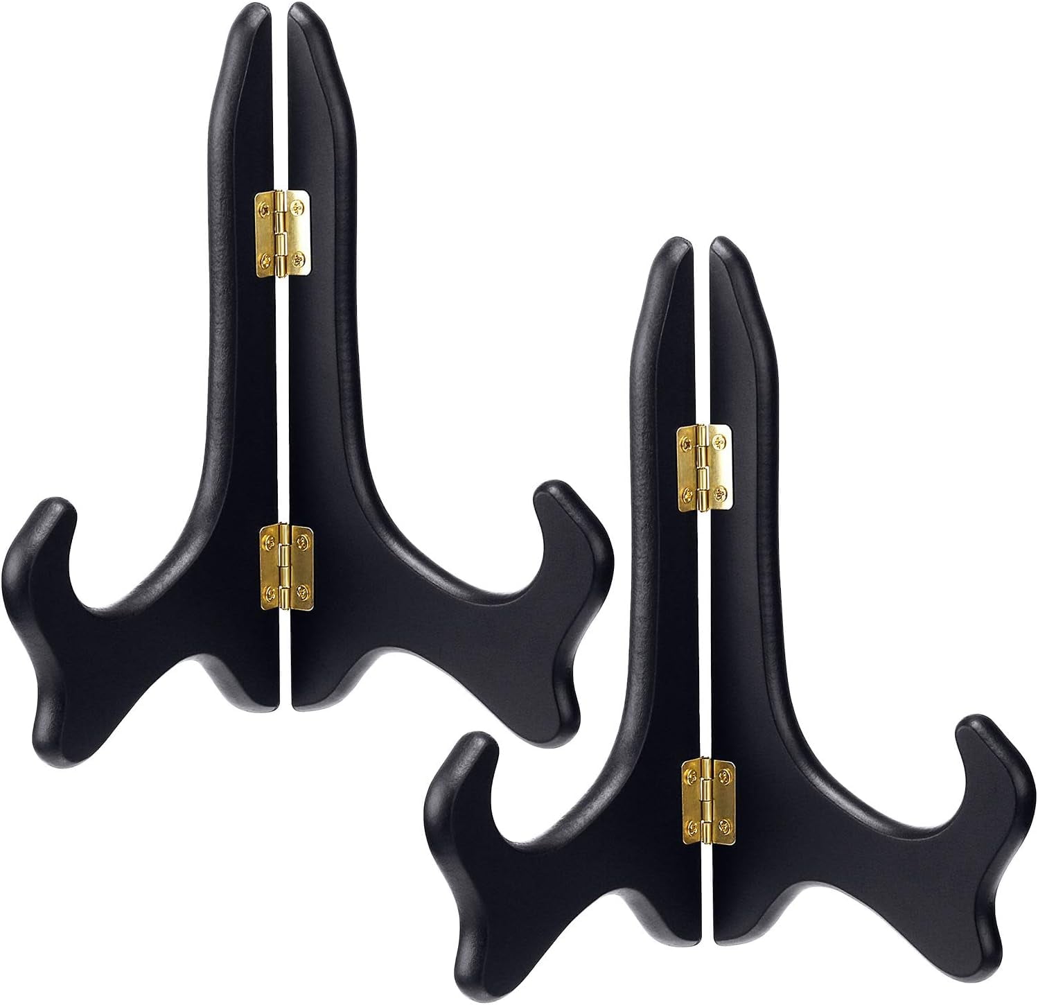 2 Packs Wooden Plate Stands for Display, Plate Holder Display Stand ...
