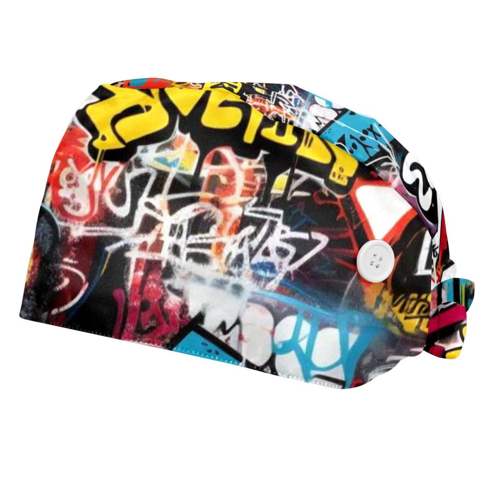 2 Packs Working Cap with Button for Man & Women, Doodle Hats - Walmart.com