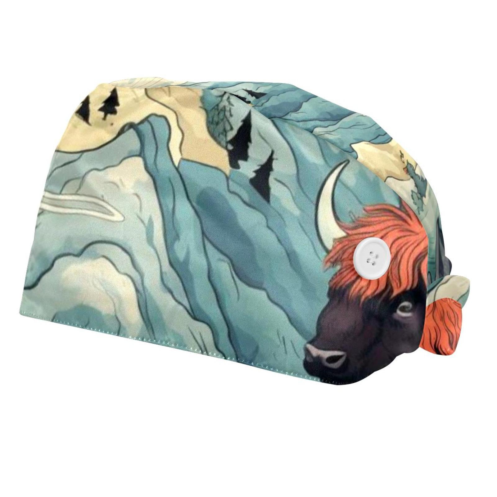 2 Packs Working Cap with Button for Man & Women, Yak Hats - Walmart.com