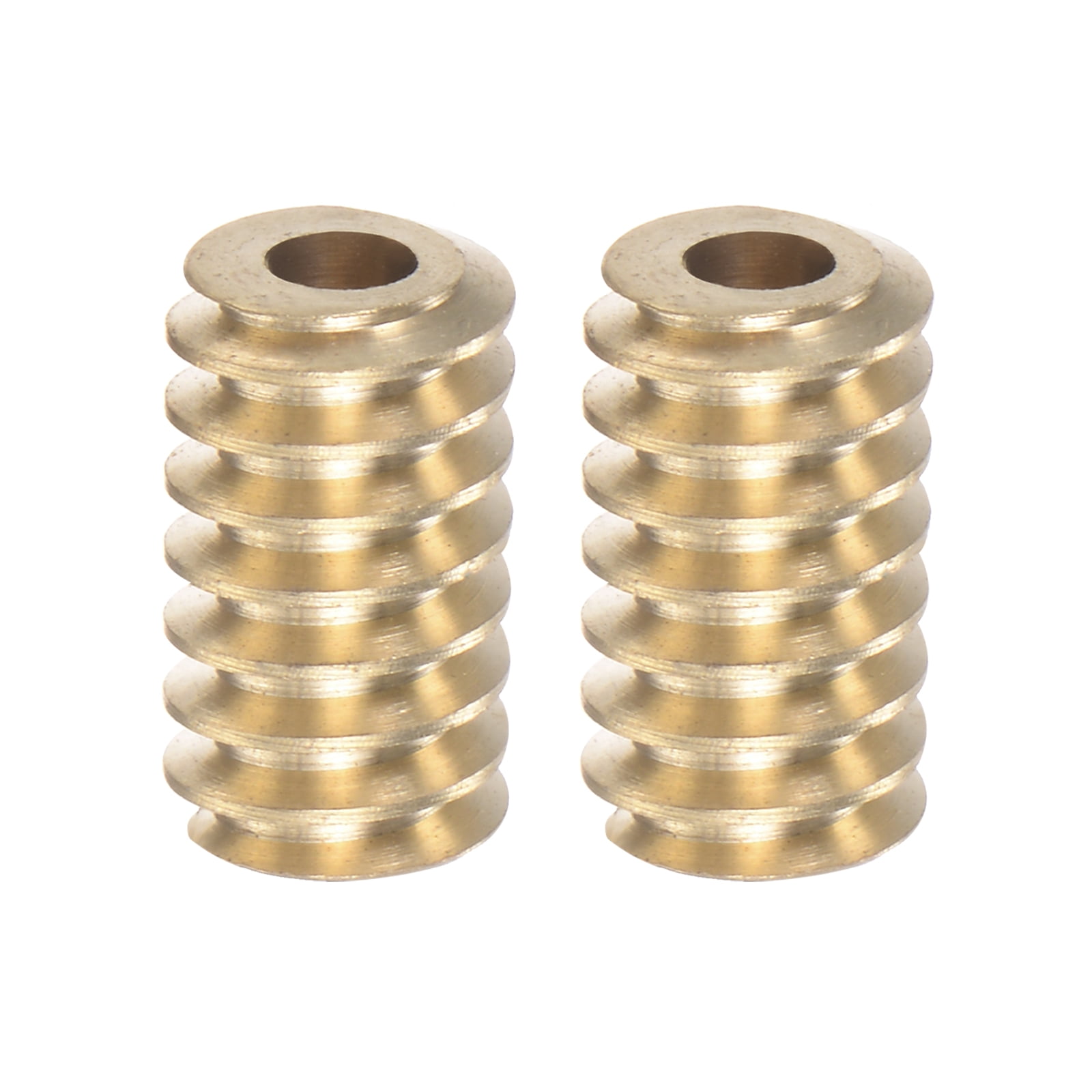 2 Packs Worm Gear Shaft Brass 0.5 Modulus 3.15mm Hole Dia Drive Gear Box Shaft - Walmart.com