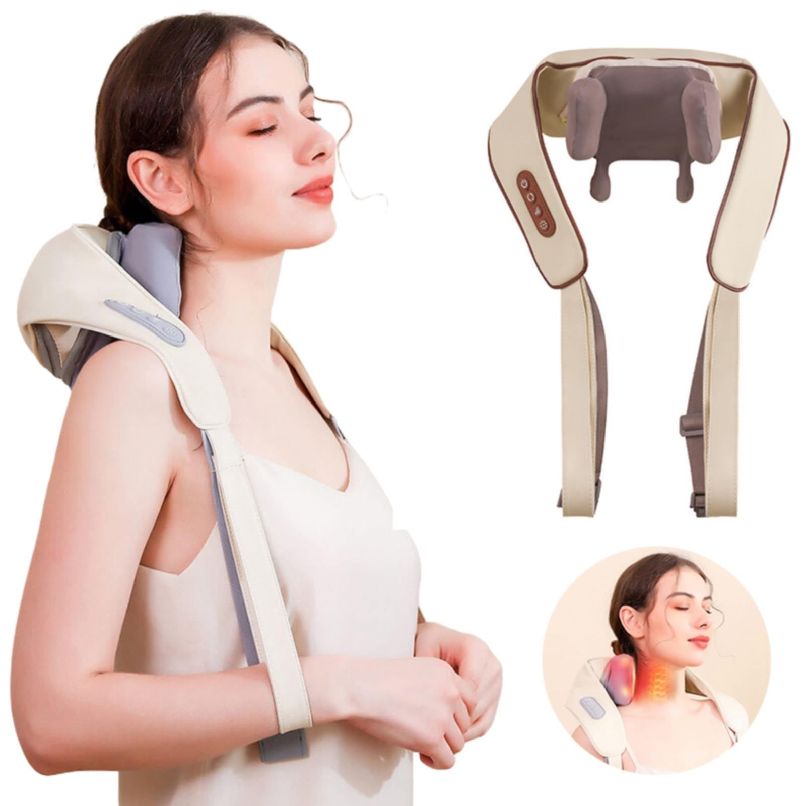 2 Packs Wuvpotd Massage Tools And Equipmentcordless Neck Shoulder Back Massager With Heat