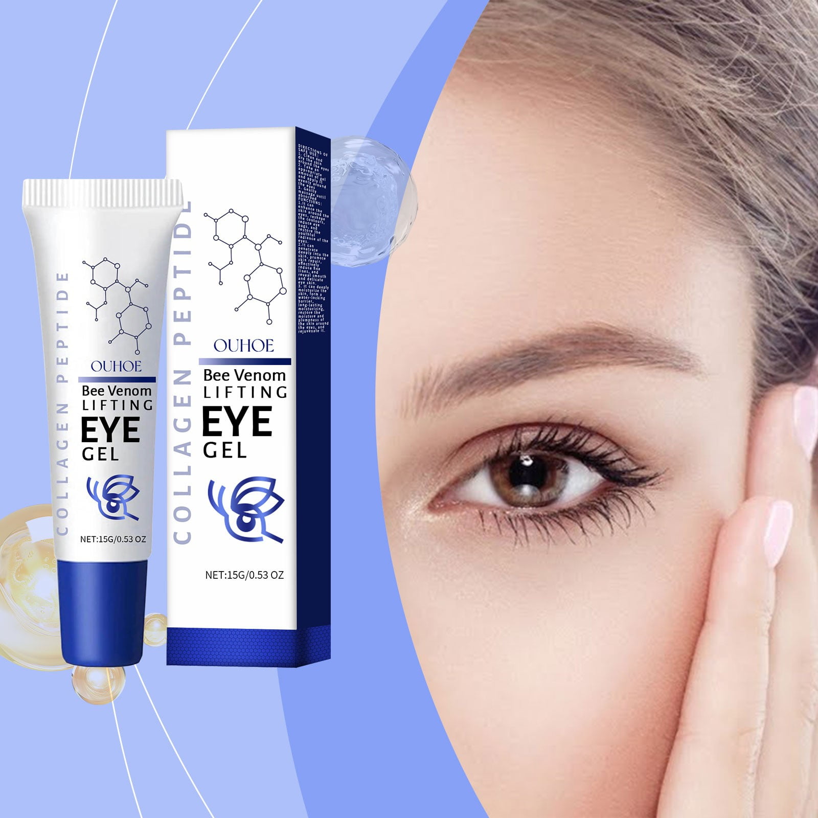 2 Packs Wuvpotd Personal Skin Care,OpenVision Lifting Eye Gel Lovilds ...