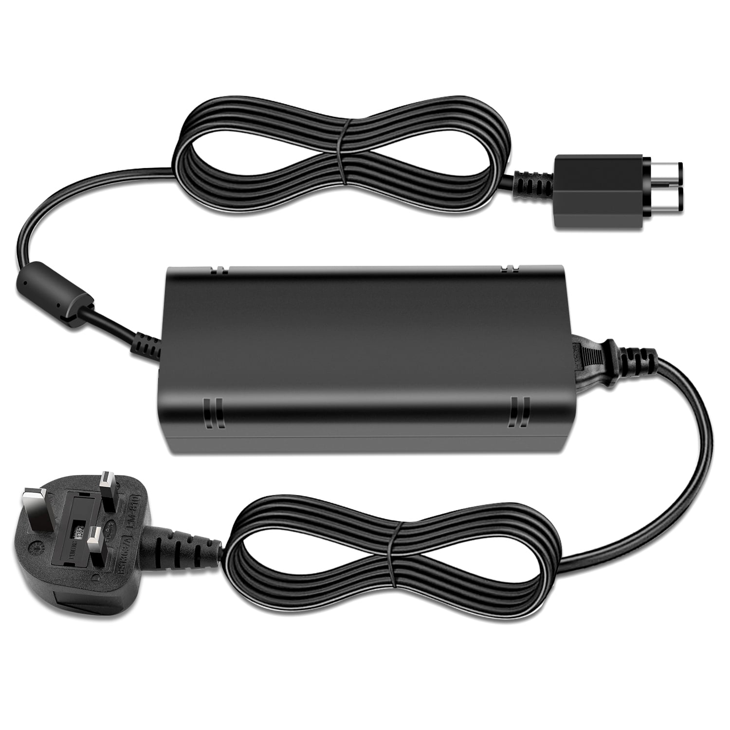 2 Packs Xbox 360 Slim Power Supply, Huajiang Tech AC Adapter Power ...