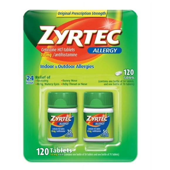 Zyrtec Allergy Medicine in Health and Medicine - Walmart.com