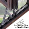 2 Pair 10 Inch Stainless Steel Casement Window Hinges - Walmart.com