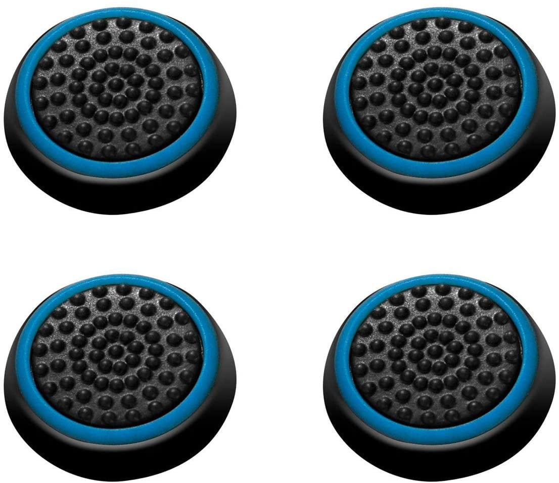 2 Pair / 4 Pcs Wireless Controllers Silicone Analog Thumb Grip Stick ...