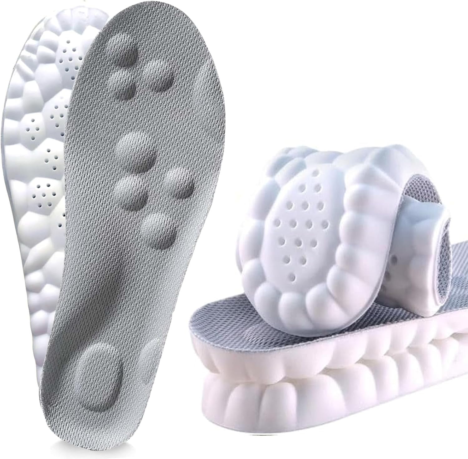 2 Pair 4D Cloud Technology Insole Super Soft Comfort Insoles | U-Shape ...