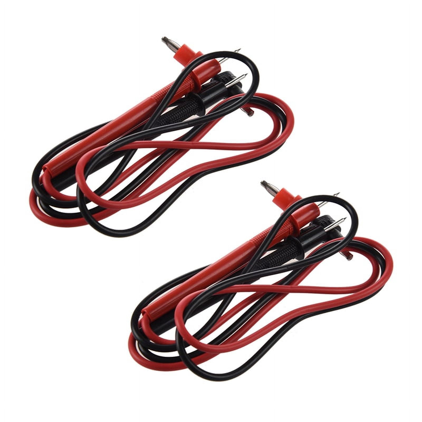 2 Pair 4mm Banana Plug Multimeters Meter Probe Test Lead 26 inch Long ...