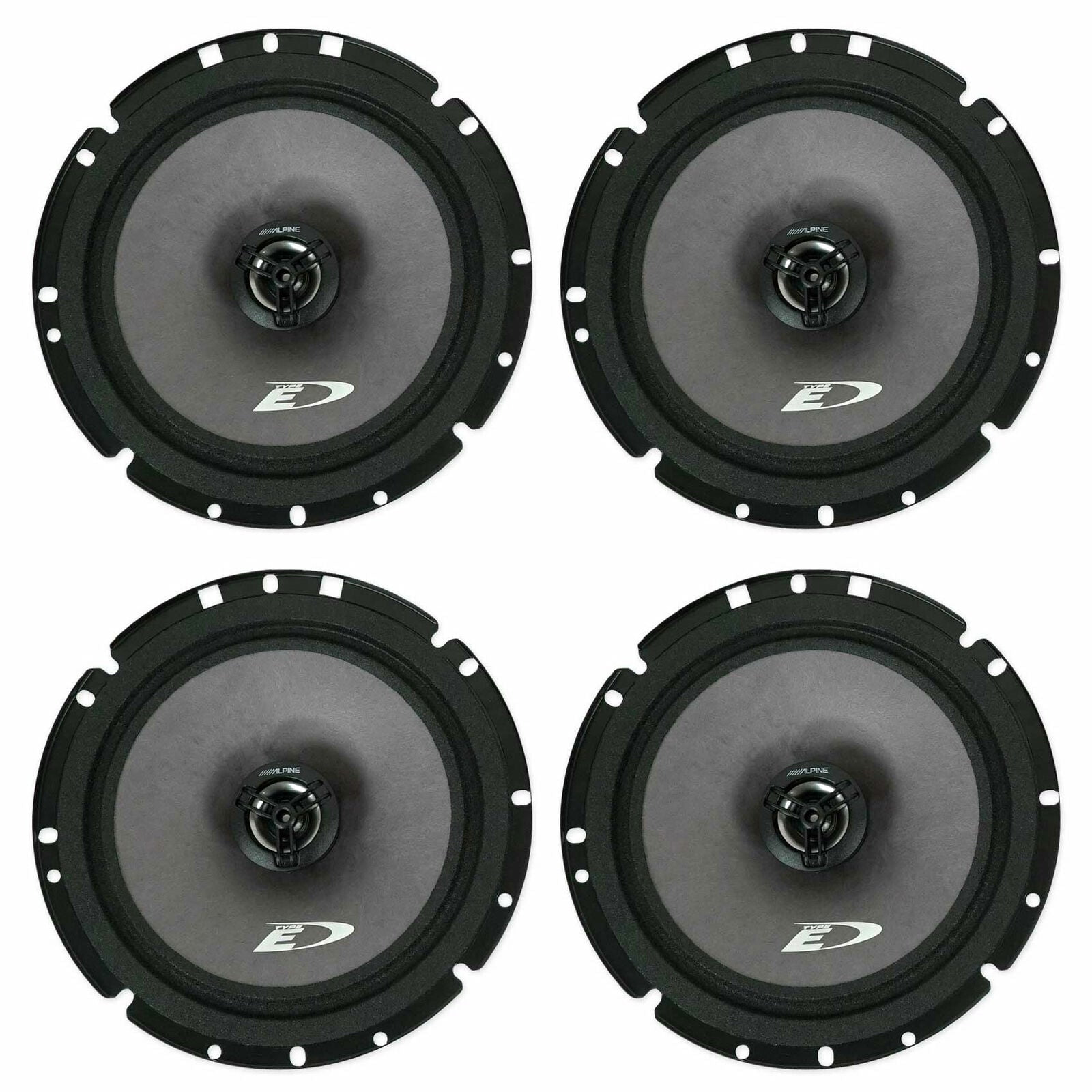2 Pair Alpine SXE1726S 6.5" 220w 2-Way Car Audio Coaxial Speakers ...