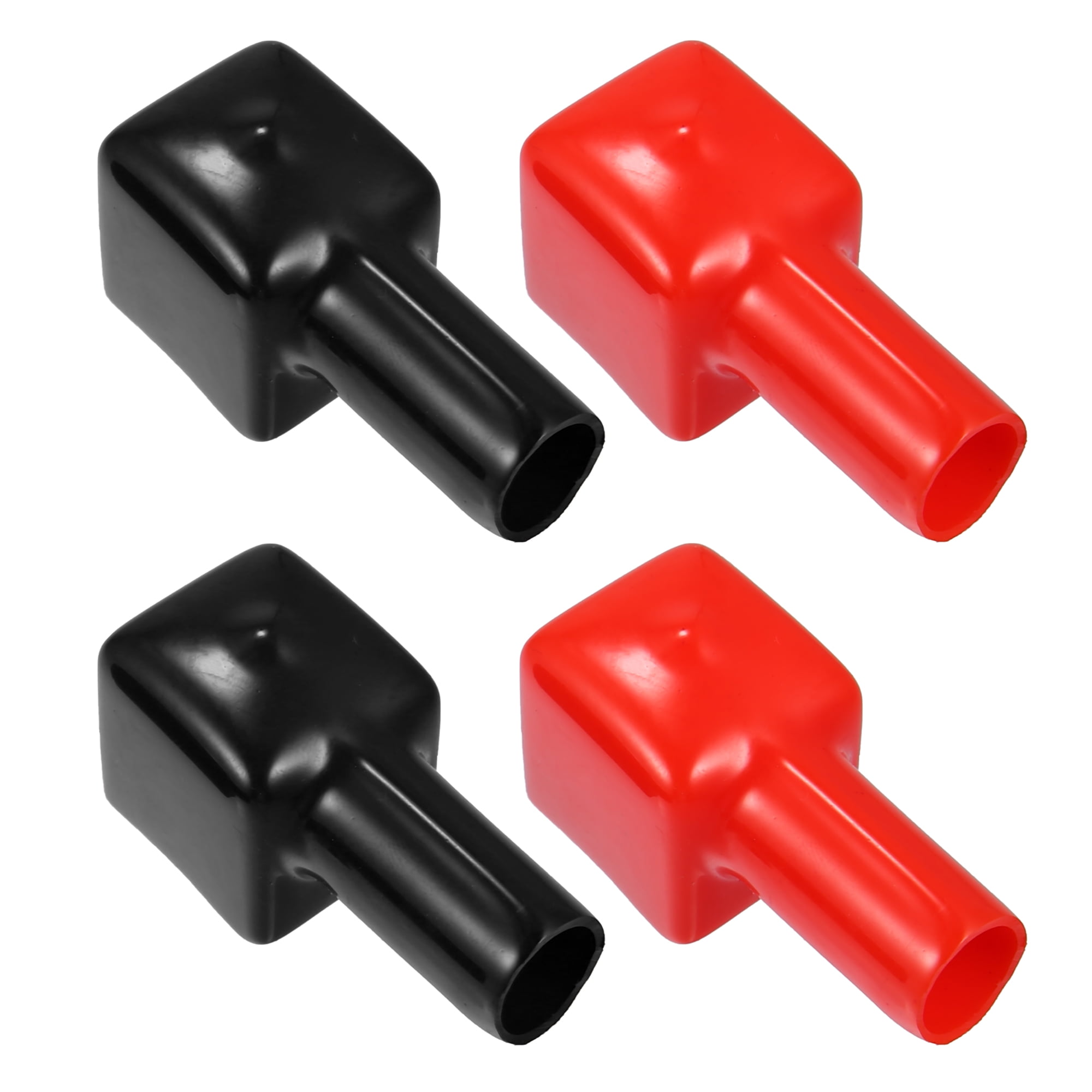 2 Pair Battery Terminal Cover Boot Protector Cable Lug Caps for Cars ...