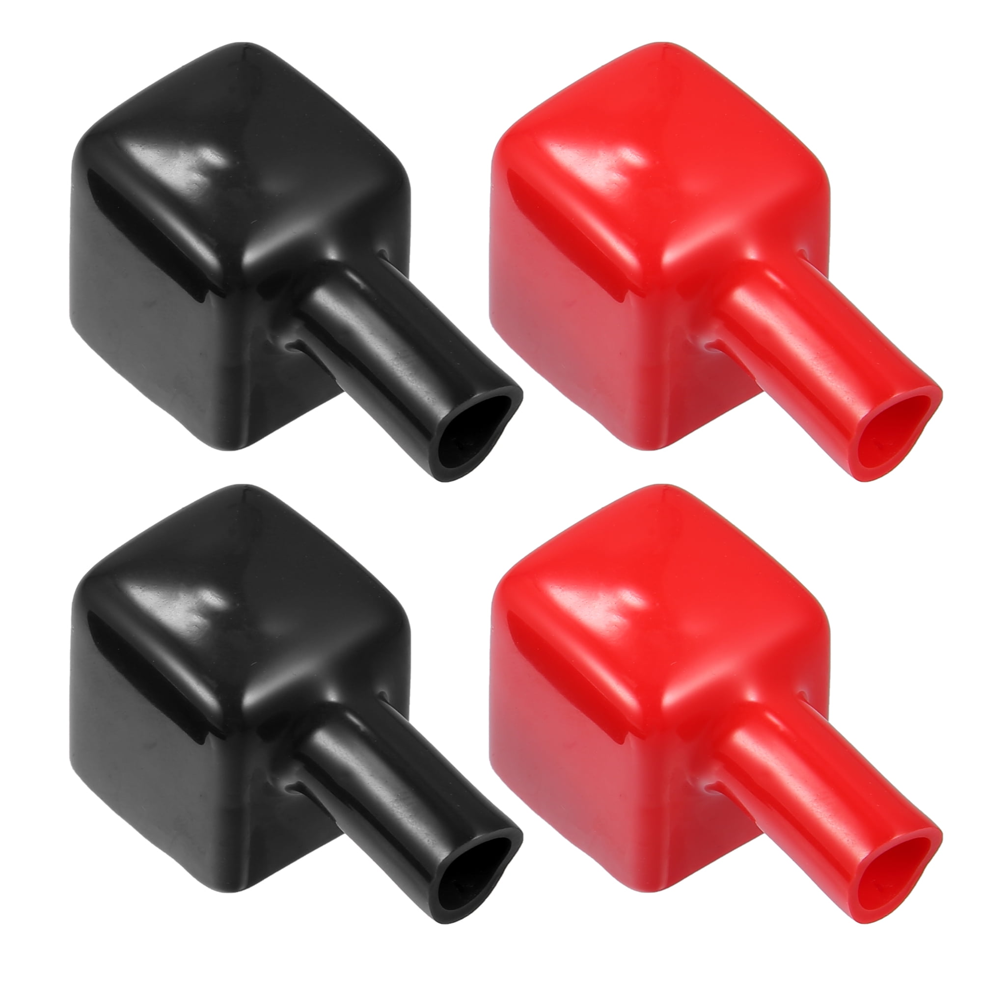 2 Pair Battery Terminal Cover Boot Protector Cable Lug Caps for Cars ...