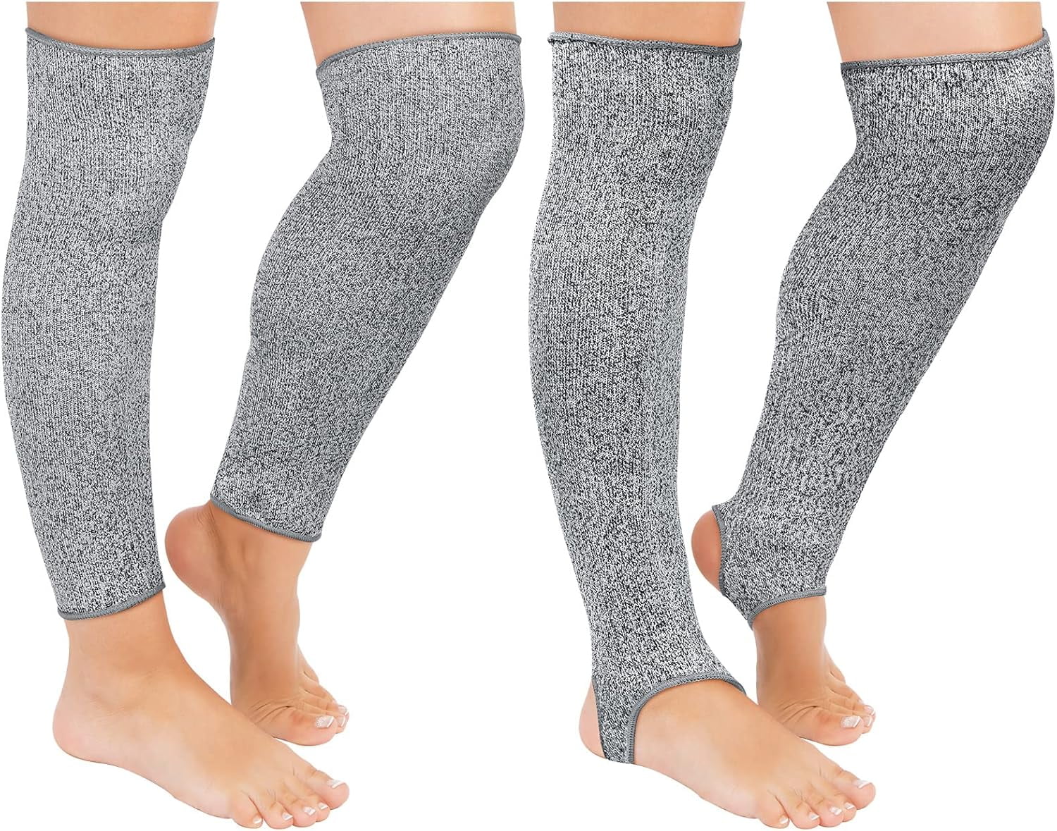 2 Pair Cut Resistant Leg Sleeves Anti Bite Scratch Protective Leg ...