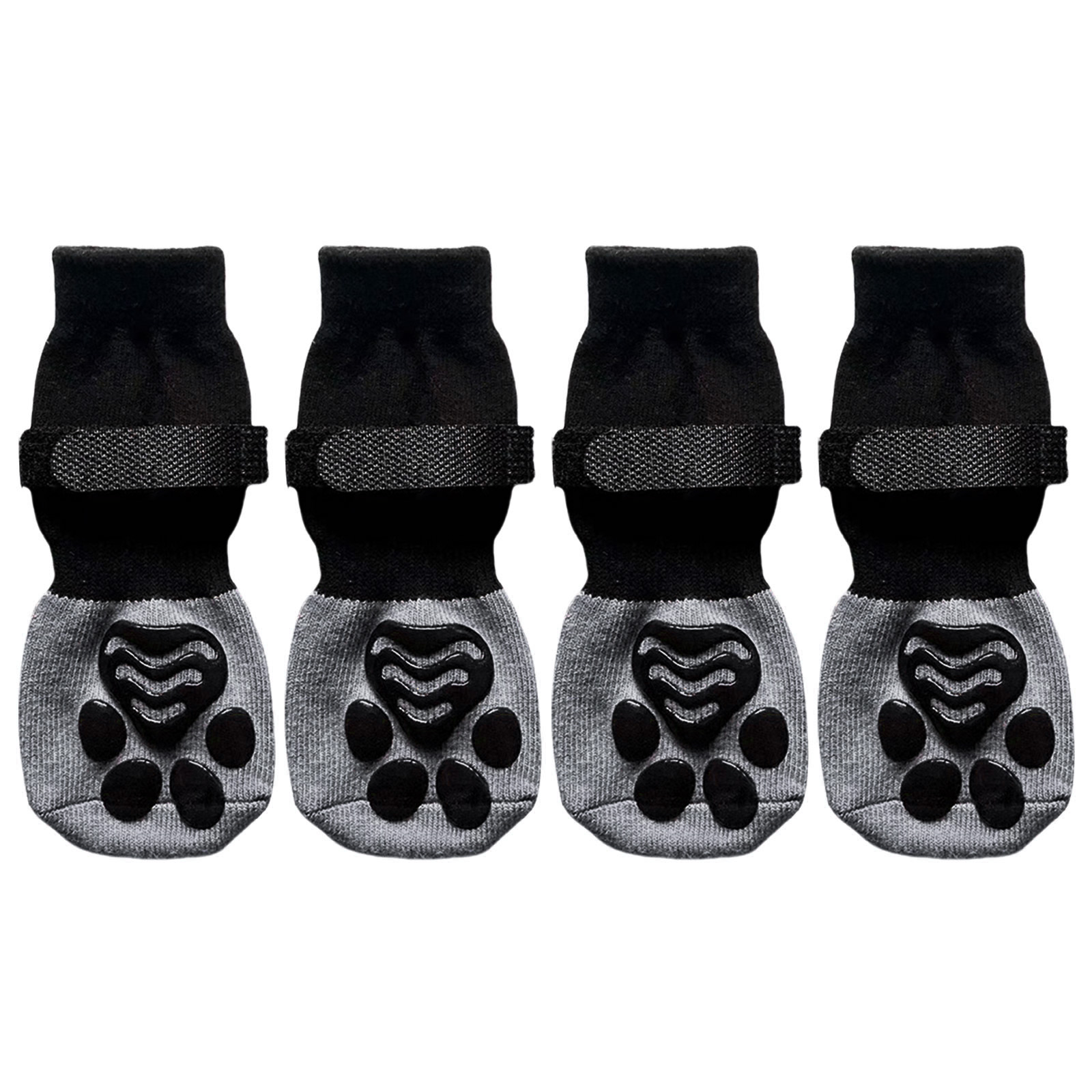 2 Pair Dog Socks Feet Cover Pet Winter Shoes Skid Proof Soles Outdoor ...