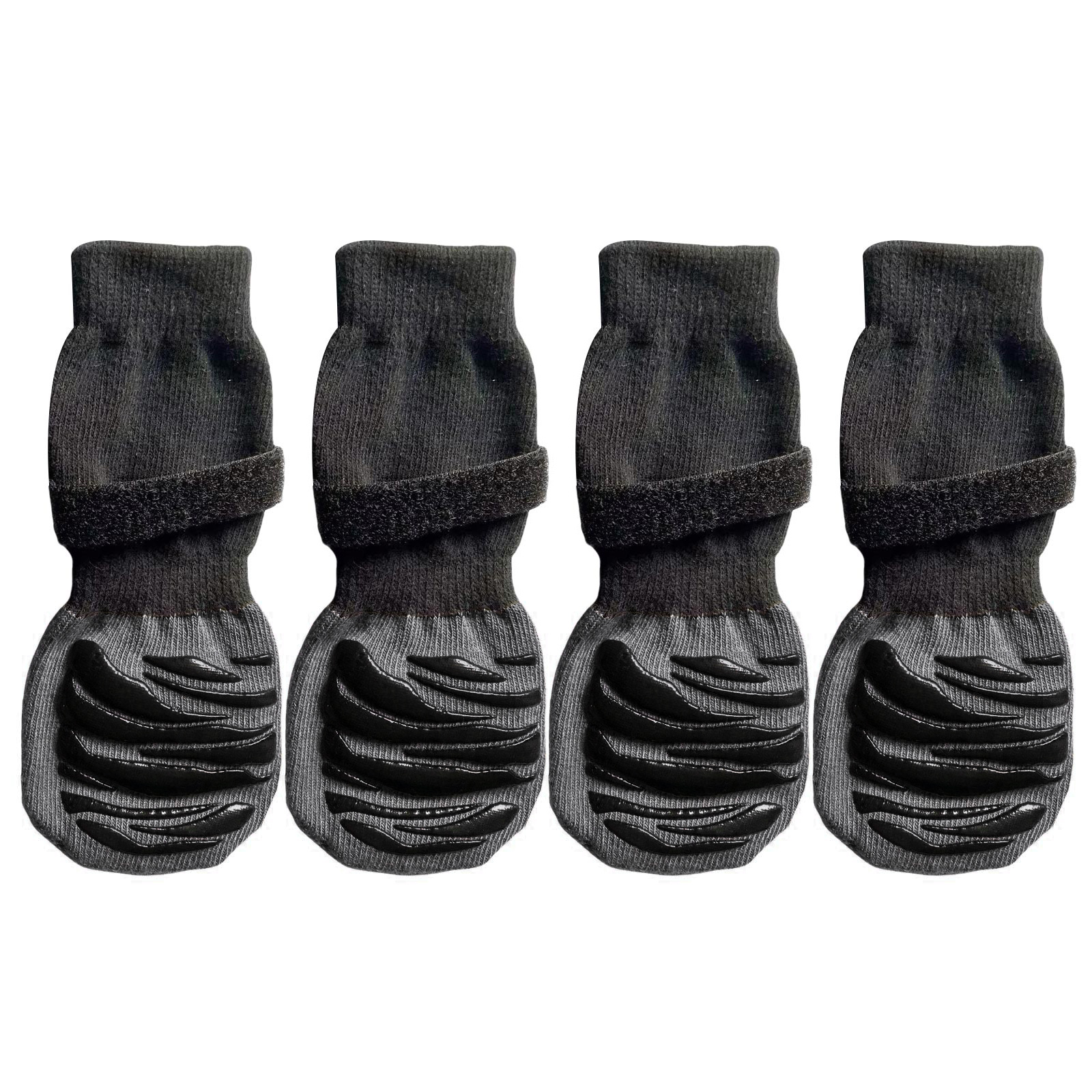 2 Pair Dog Socks Feet Cover Pet Winter Shoes Skid Proof Soles Outdoor ...