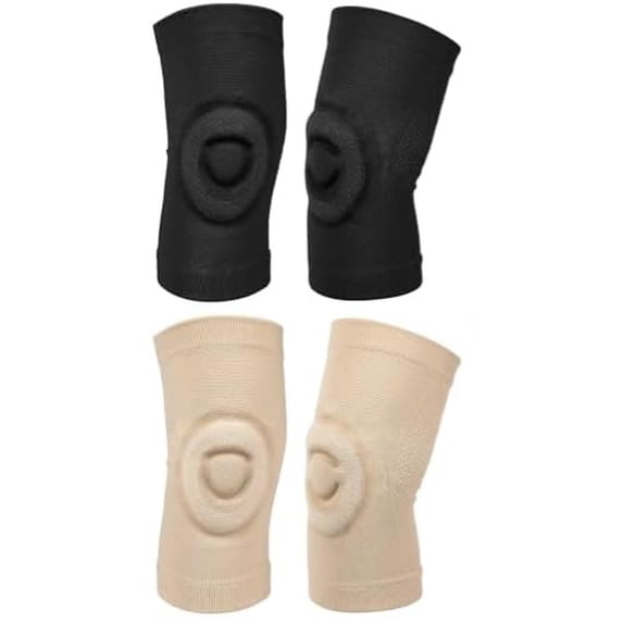 2 Pair Figure Ice Skating Knee Pads Gel Dance Knee Pads Cushion and ...