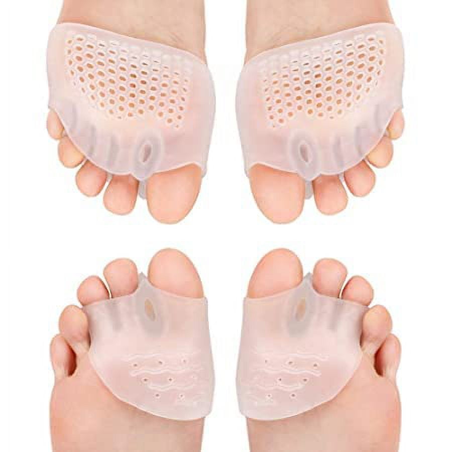 2 Pair Gel Toe Separators Metatarsal Pads Kit, Gel Toe Separator For ...