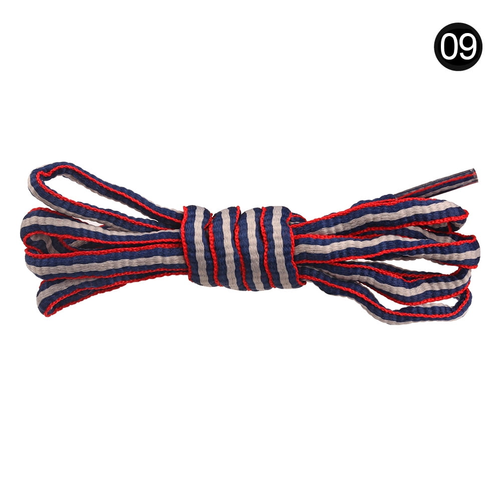 2 Pair Half Round Wave Shoe Laces for Sneakers, 14 Colors Shoelaces for ...