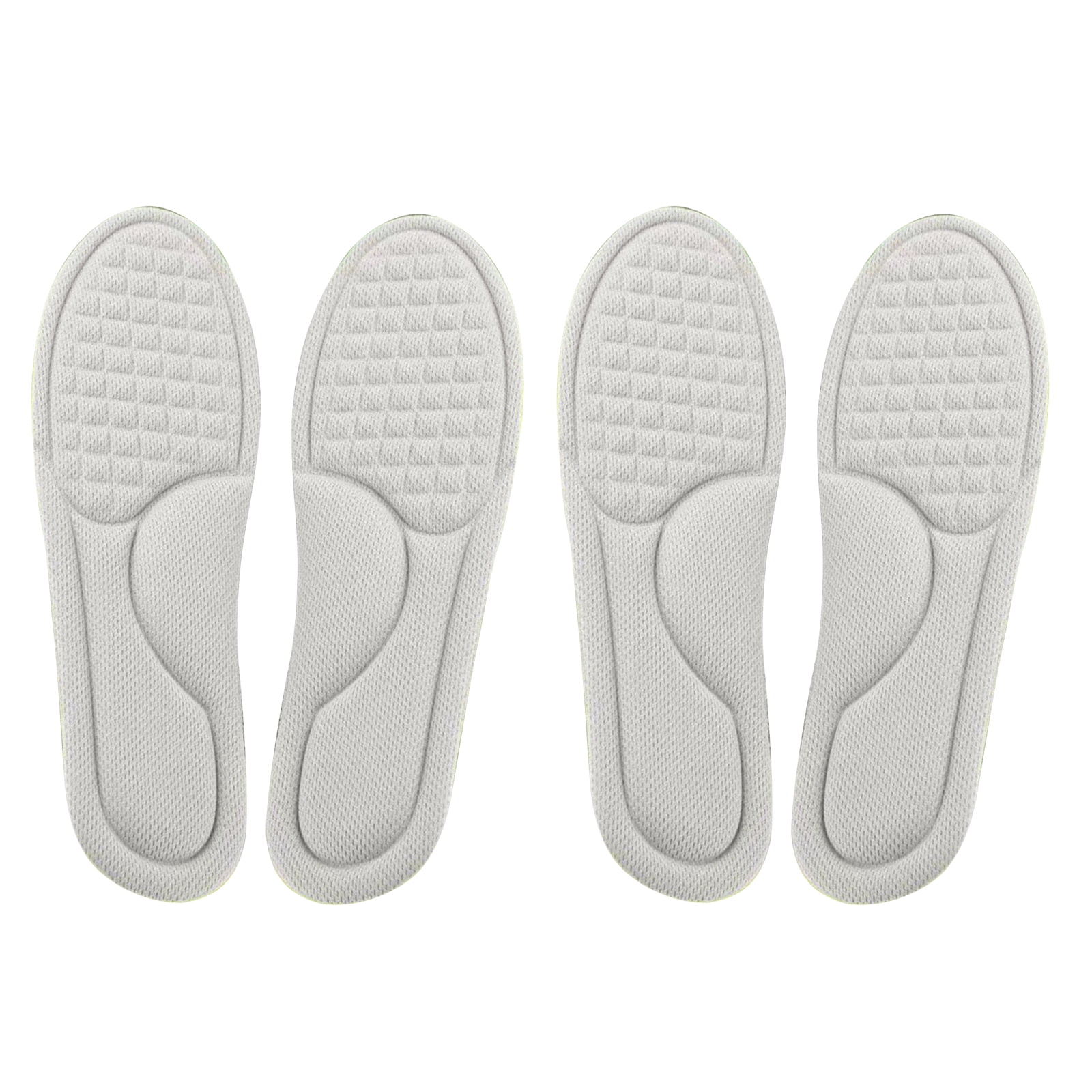 2 Pair Insoles Heel Cushion Pads Men Women Shoes Inserts Memory Foam ...