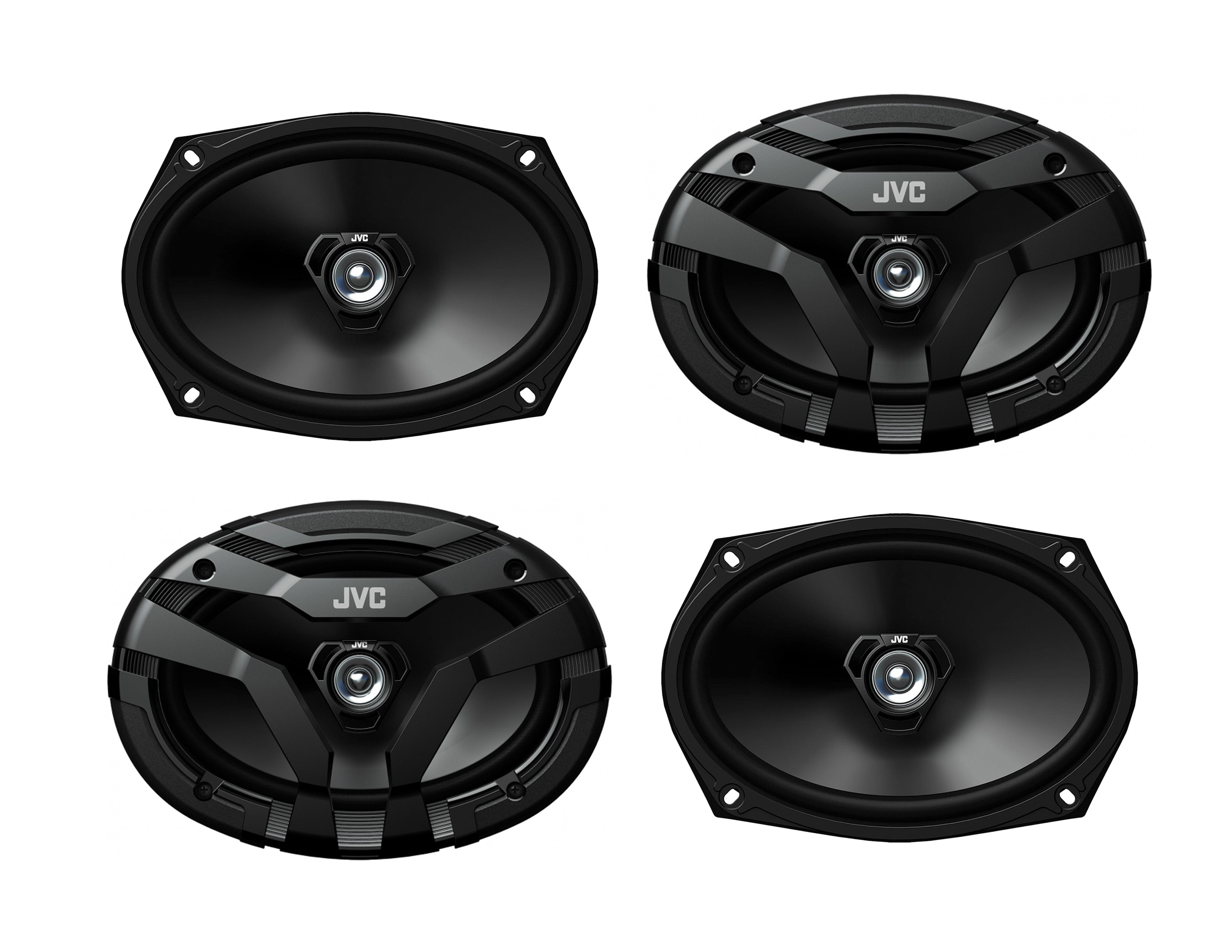 2 Pair JVC CS-DF6920 800W Peak (60W RMS) 6"x9" DF Series 2-Way Coaxial Car Speakers - Walmart.com