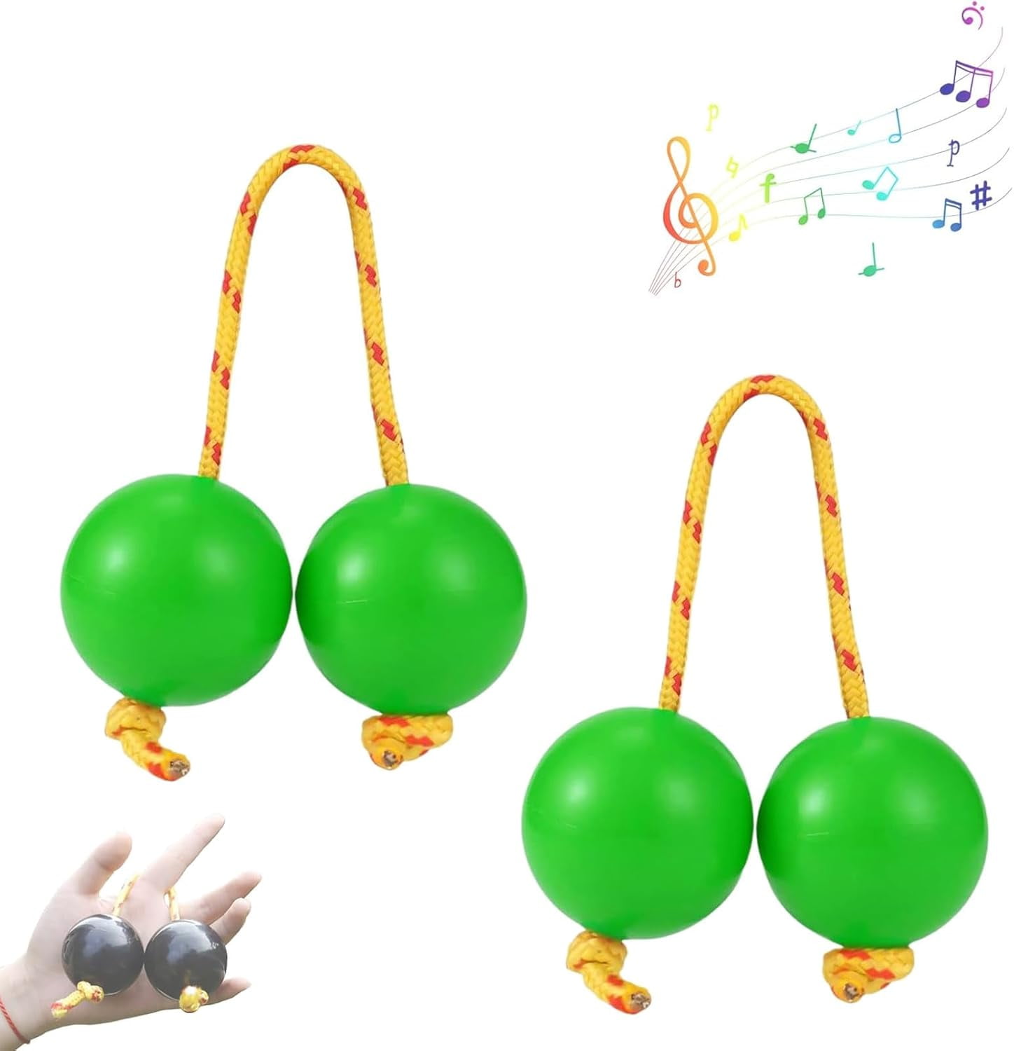 2 Pair Kush Kash Shakers, Kashaka Shaker, Rhythmic Ball Kashaka ...