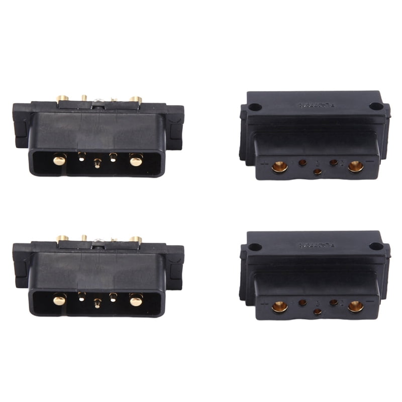 2 Pair Lithium Battery Box Power Discharge Connector 5 Pins Male Plug ...