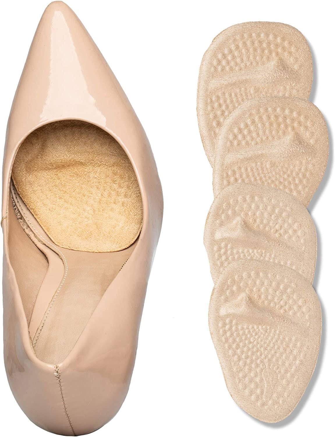 2 Pair Metatarsal Pads for Women & Men's,Ball of Foot Cushions for ...