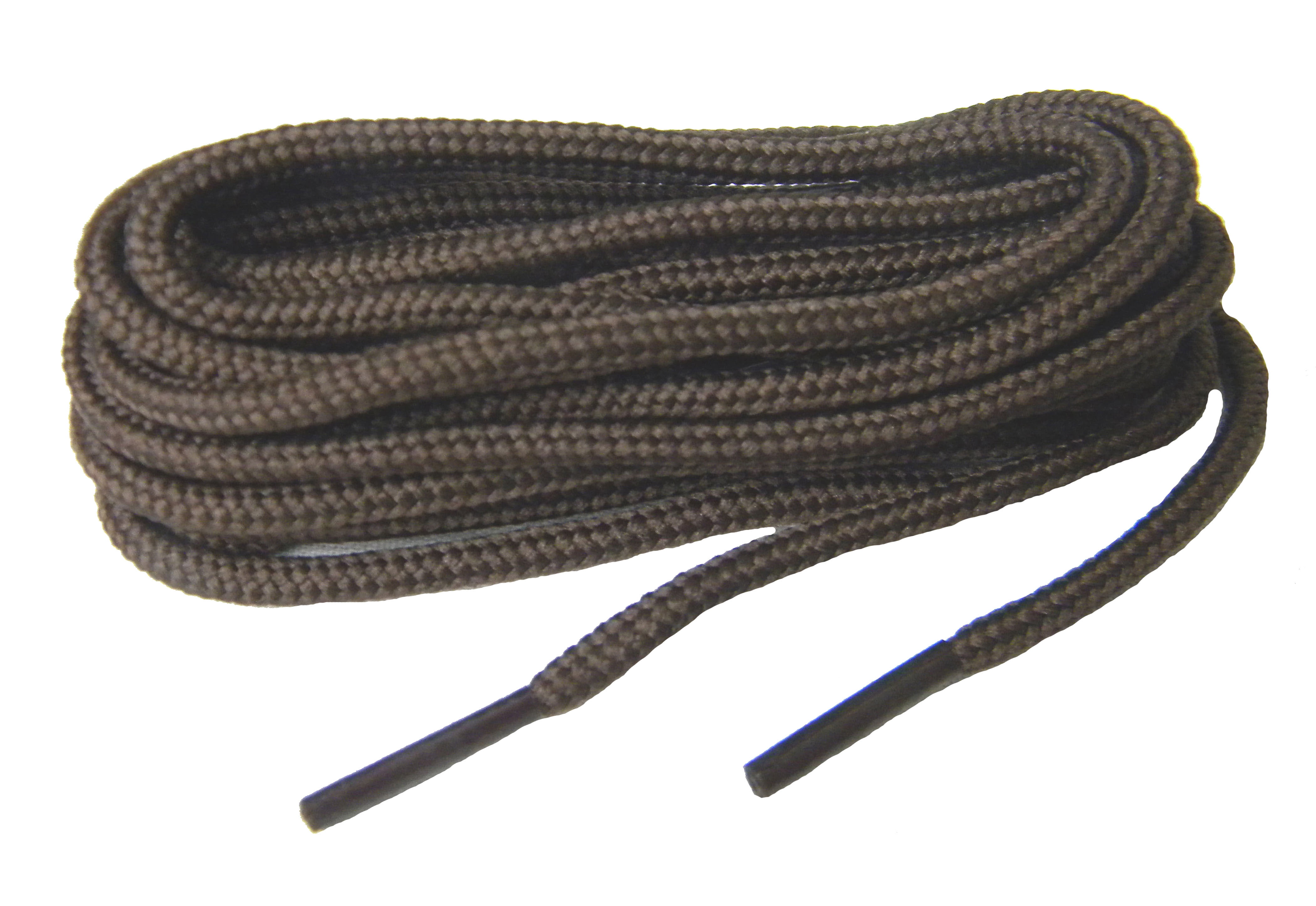Sport28 42 Inch Dark Brown Heavy Duty Round Boot Shoelaces, 4mm Thick ...