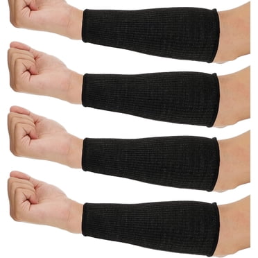1 Pair Black Polyester Cut-resistant Sleeve, Arm Protection Sleeve ...