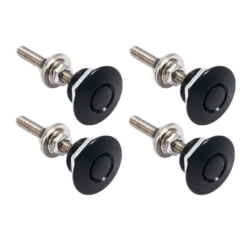2 Pair Push Button Quick Release Hood-Bonnet Pins Lock-Clip Car-Bumper ...