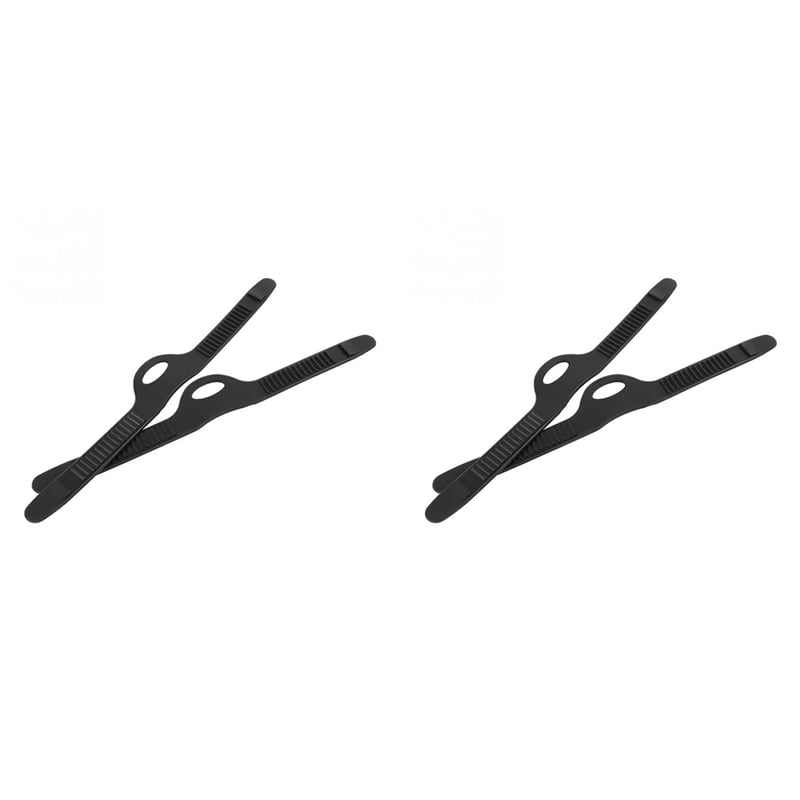 2 Pair Quick Release Universal Adjustable Swimming Fins Strap Rubber ...