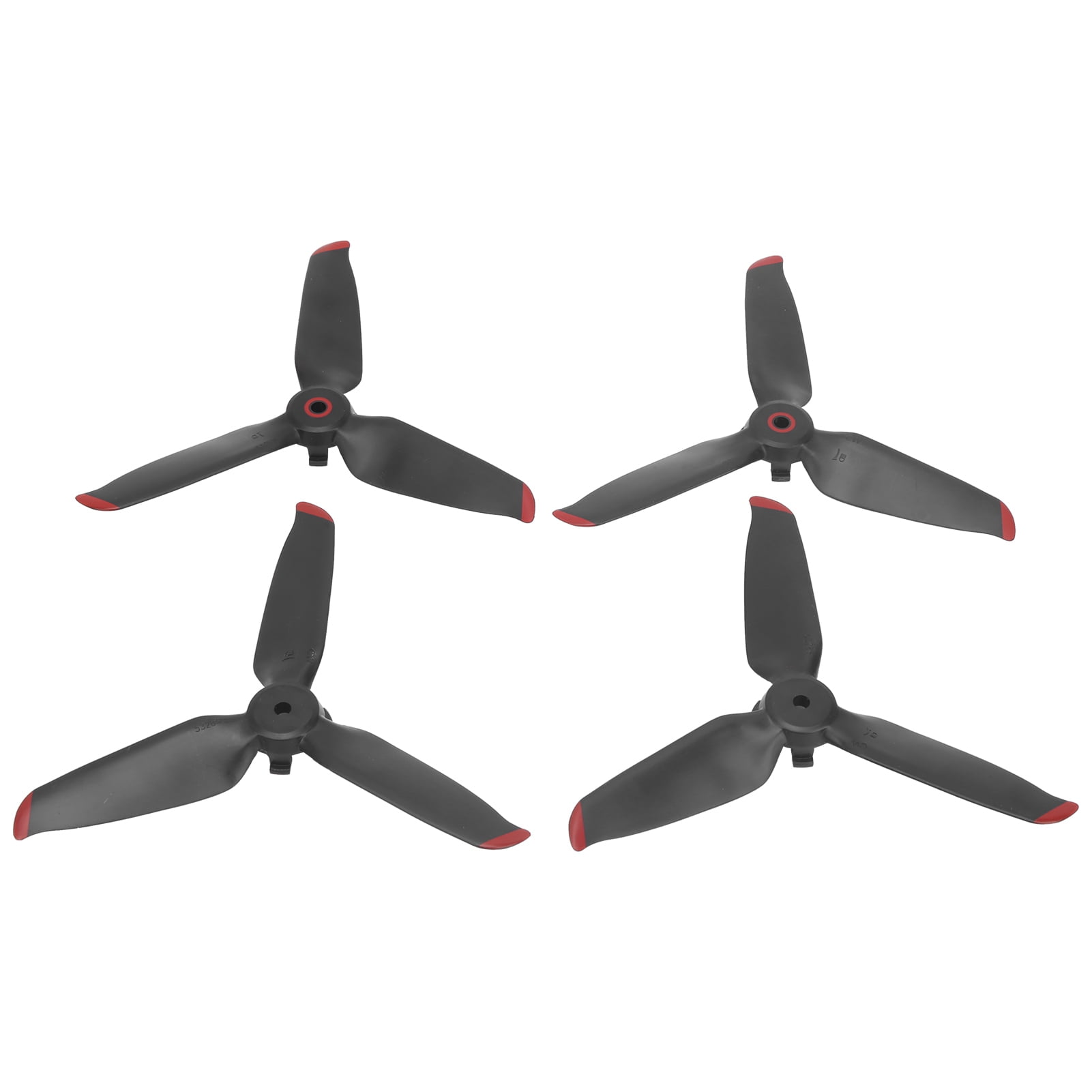 2 Pair RC Drone 3-Blade Quick-Release Propellers Replacement for FPV ...