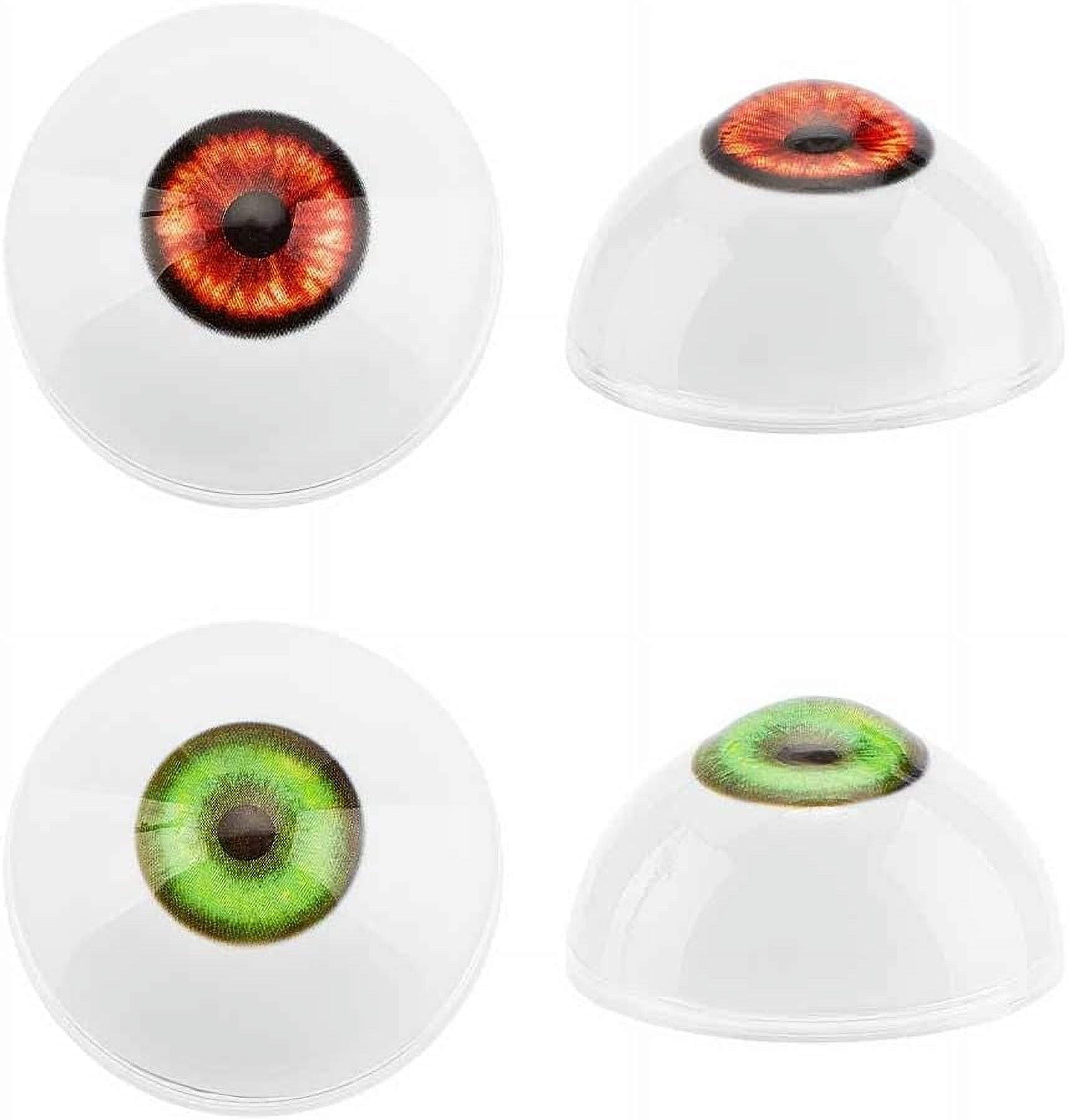 2 Pair Realistic Eyes Big Eyeballs Human Eyes Large Acrylic Eyeballs ...