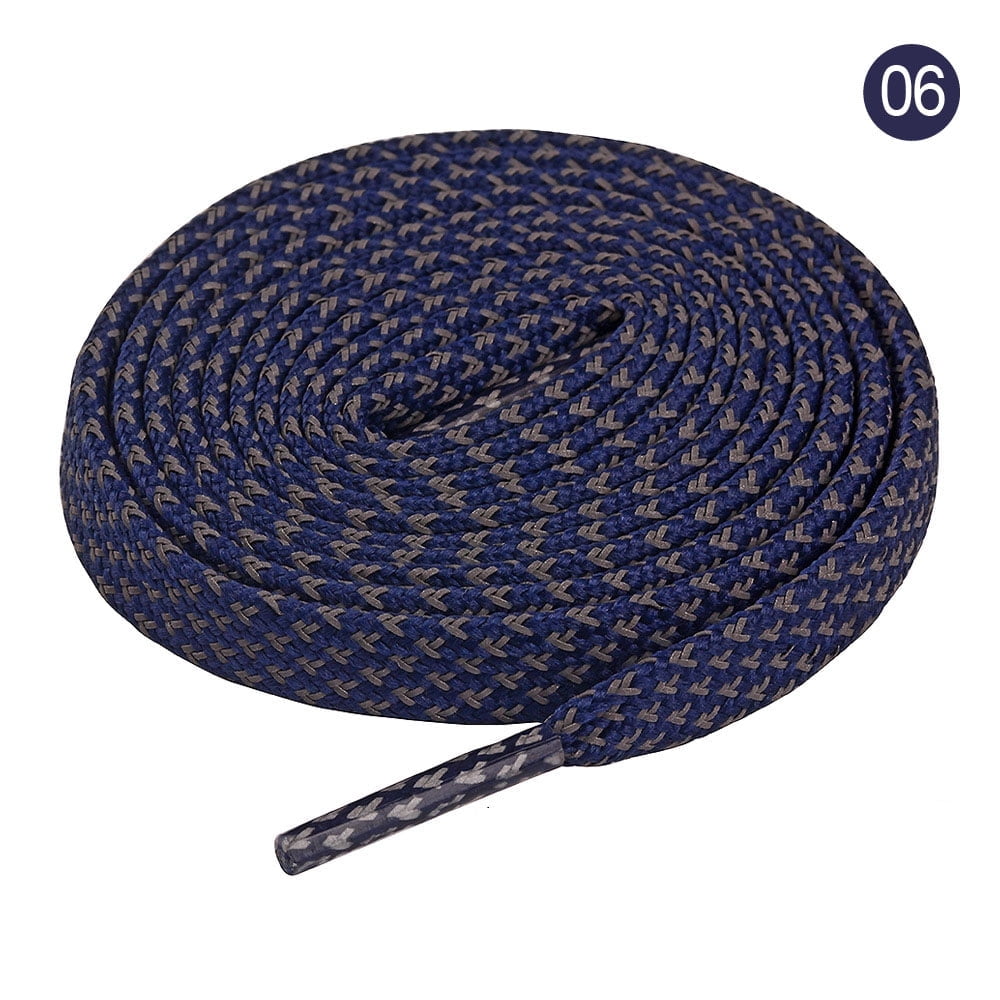 2 Pair Reflective Shoelace Flat Safety Laces for Sneakers, 8 Colors ...