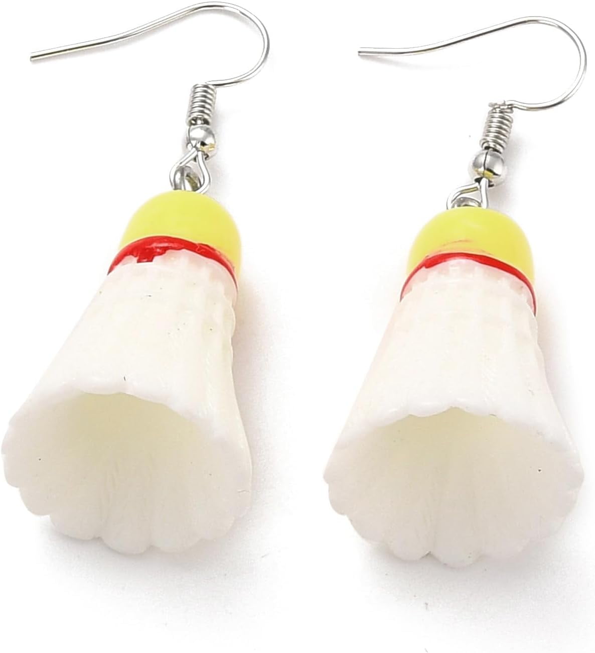 2 Pair Resin Dangle Earrings Earrings Decoration with Platinum Iron ...