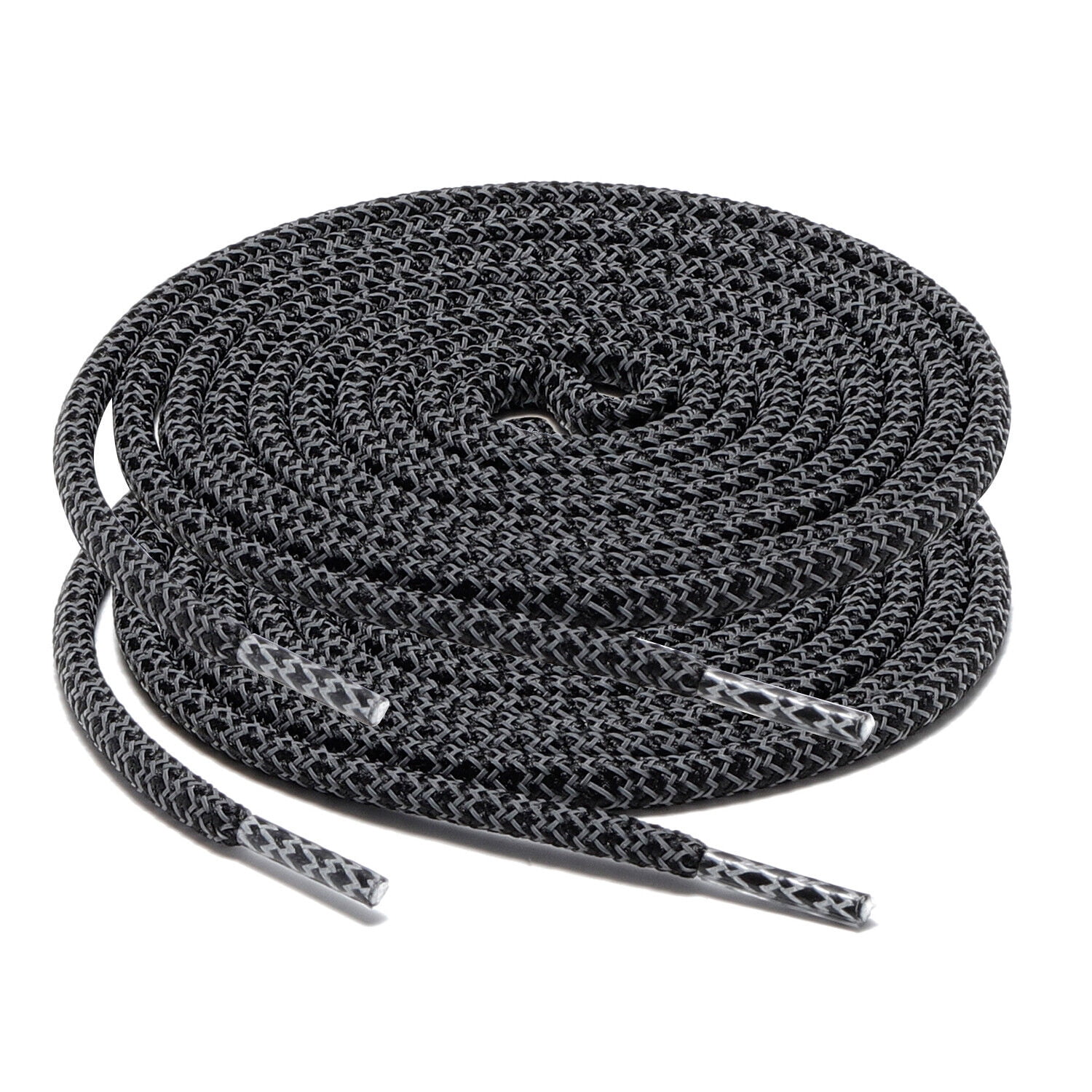 2 Pair Round Reflective Shoe laces Replacement Rope for Sneakers ...