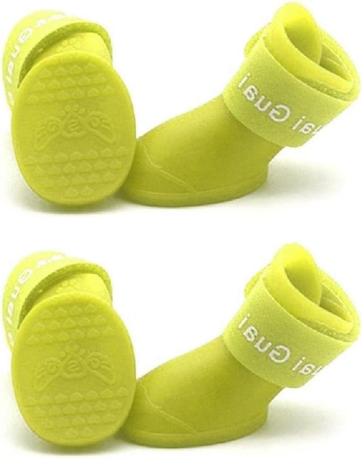2 Pair Shoes Waterproof Silicone Boots Rain Booties Non-Skid with ...