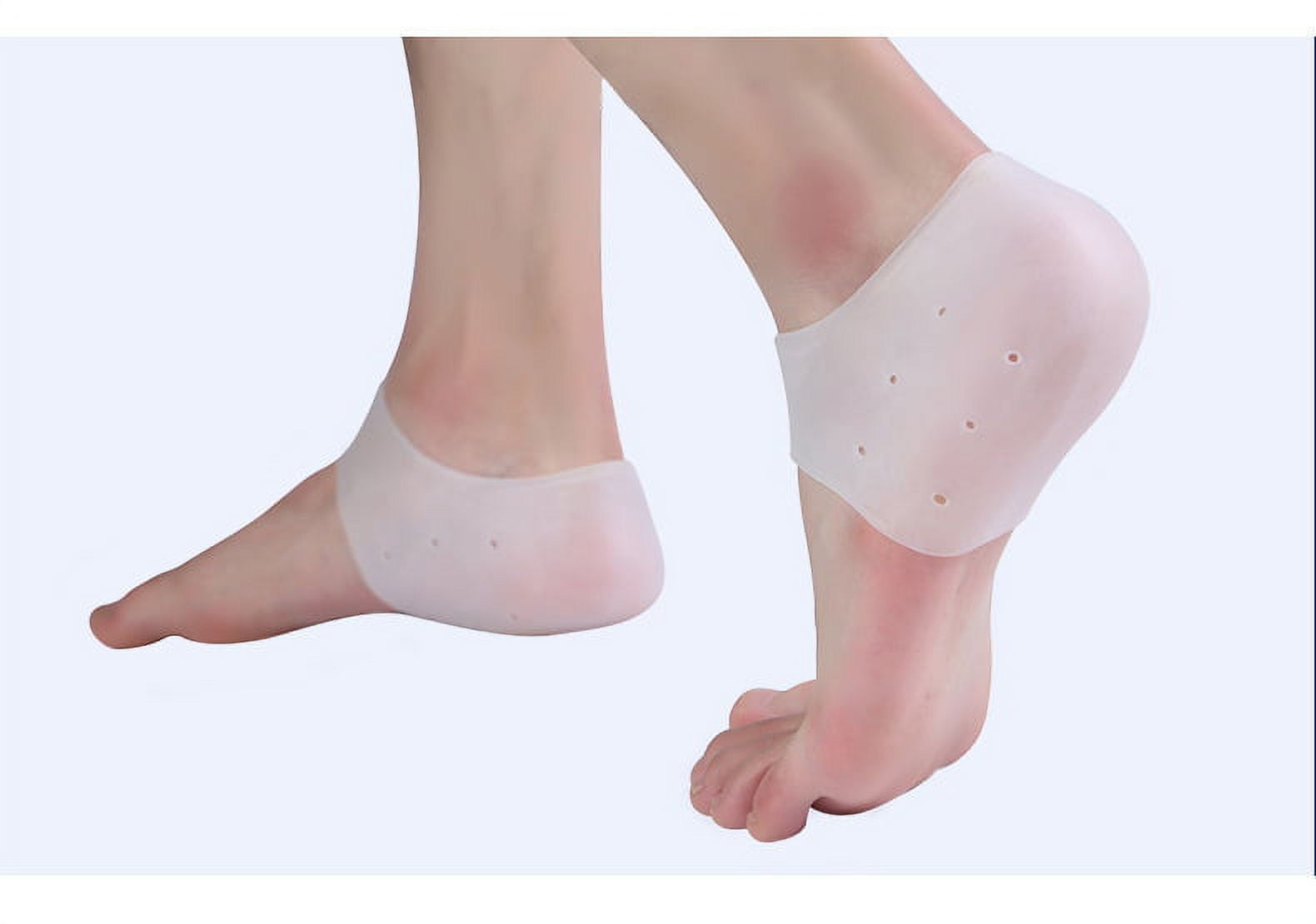 2 Pair Silicone Heel Protector, Strong and Breathable Heel Protectors ...