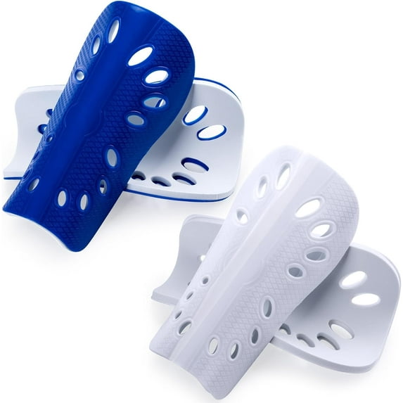 2 Pair Soccer Shin Guards for Youth, Breathable Shin Guard Sleeves for ...