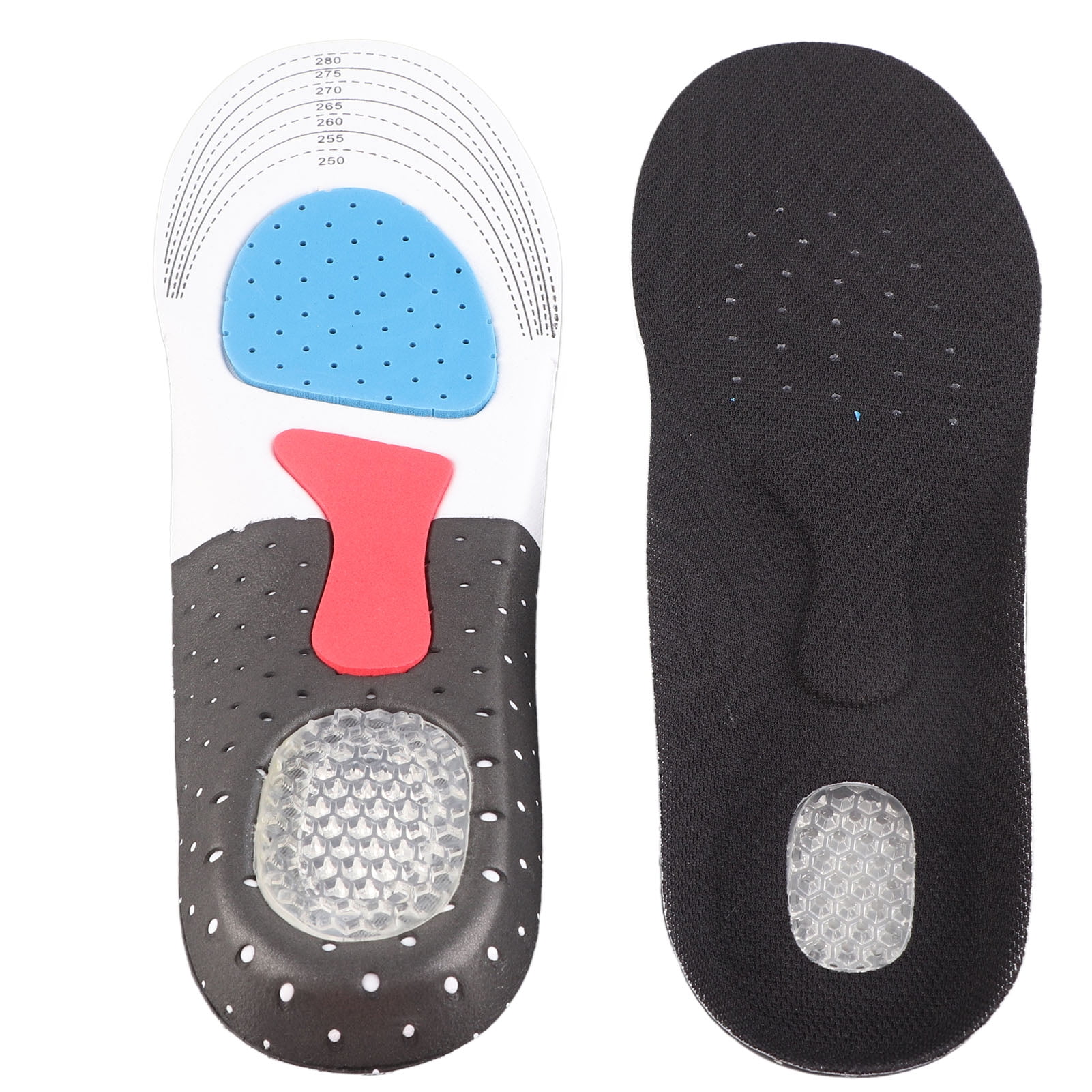 2 Pair Sports Insoles 1 Pair Shoe Insert Gel L Size Arch Support Shock ...