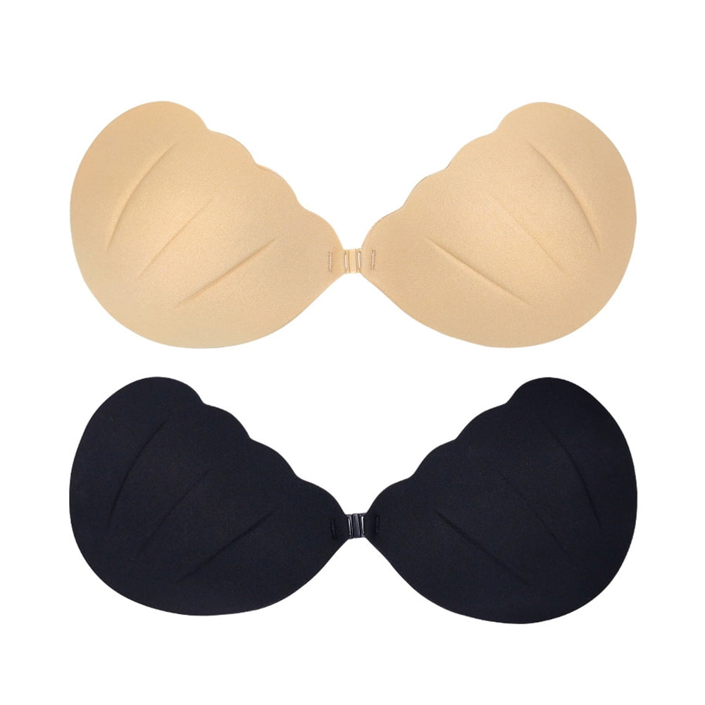 2 Pair Sticky Bra Push up for Women, Reusable Adhesive Invisible ...